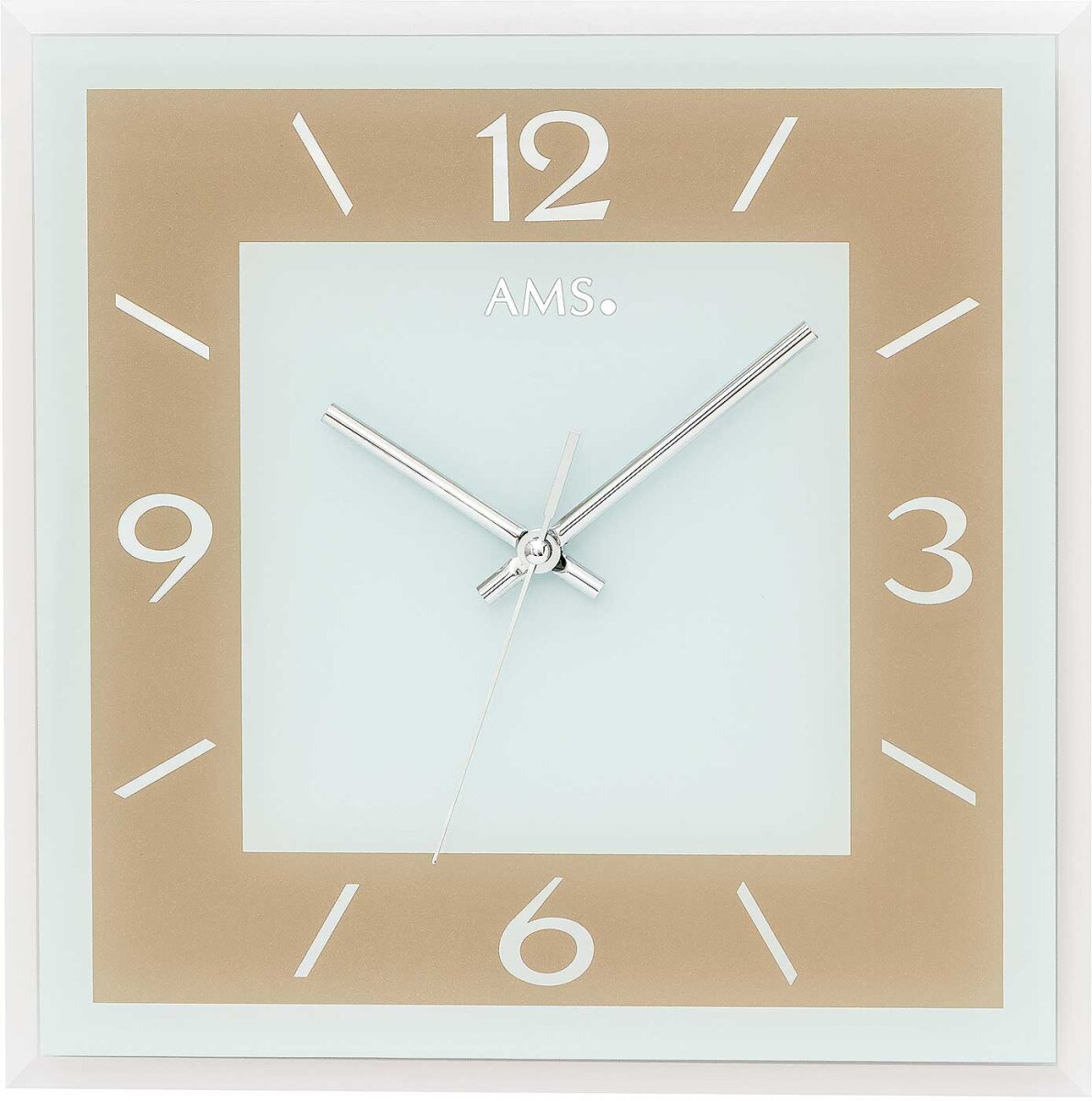 reloj de pared moderno 30 x 30 x 3 cm - AMS Modelo: 9574 - Comprar re